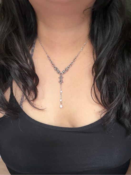 Hand Crafted | Jewelry | Freshwater Pearl Drop Ynecklace W Whitebrown ...